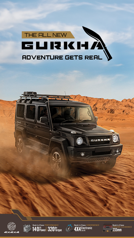 Force Gurkha - 4x4 Car in India | Price, Interior, Mileage
